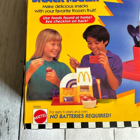 Mattel | Toys | New In Box Vintage Mcdonalds Frozen Fruit Snack Maker ...